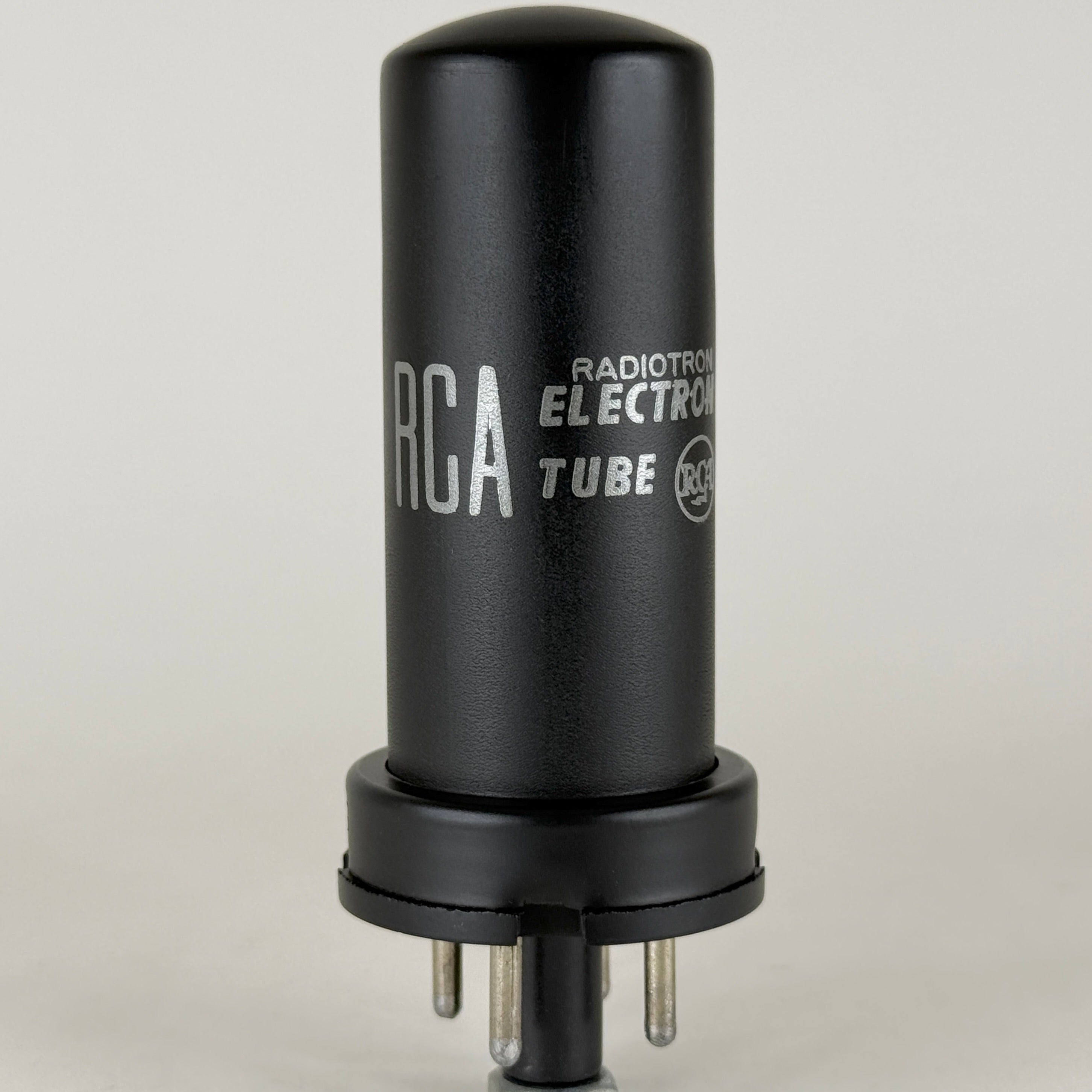 (1) Tested RCA 5Z4 Tube Code 6-13 Black Metal Full Wave Rectifier Tube ...